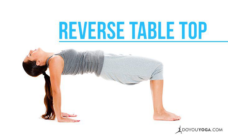 How to Do Reverse Table Top Pose | DOYOU